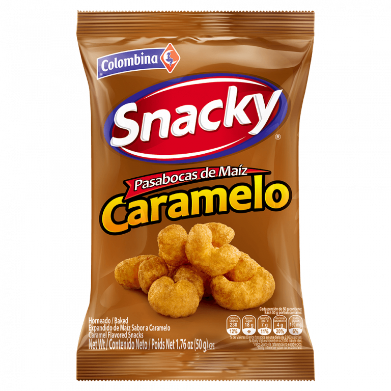 SNAKY CARAMELO HORNEADO 50 G - La Tiendona
